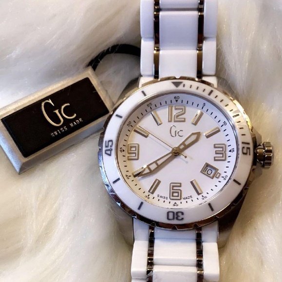 Guess | Accessories | Guess Gc Sport Class Xl Ceramic Mens Watch X8509g ...